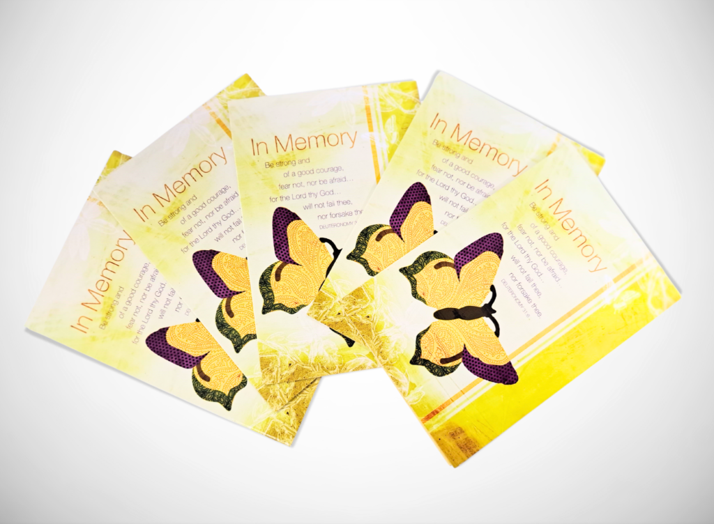 In Memory Card Set (5s) - The Gideons International in the Philippines